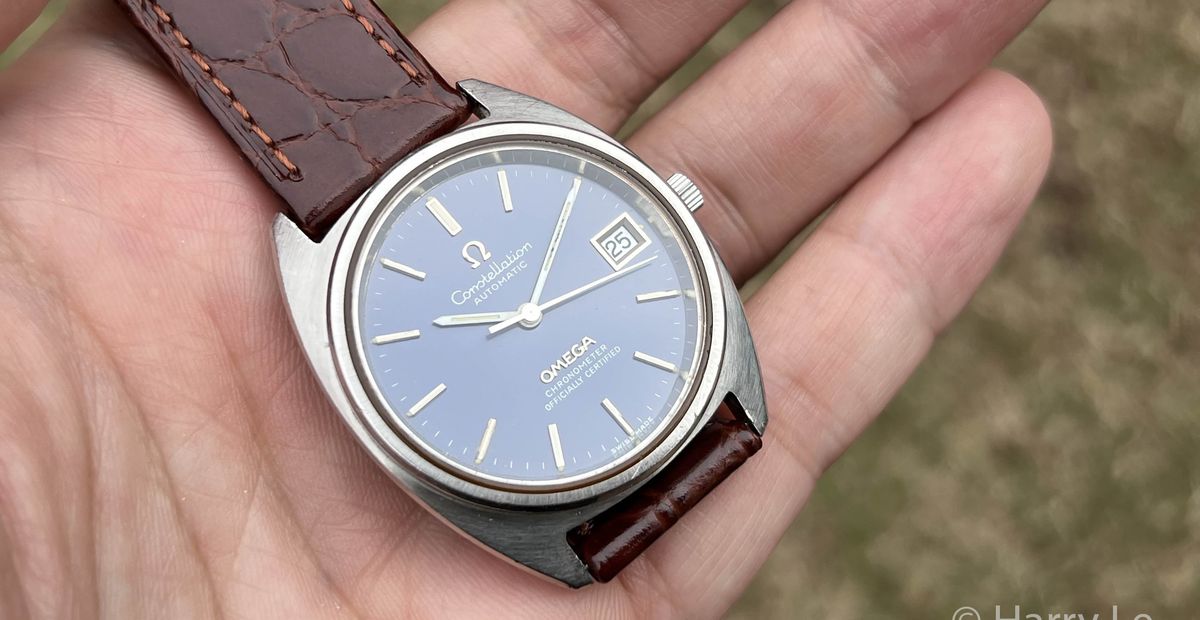 SOLD - [REDUCED $745] 1972 Omega Constellation Ref. 168.0056 Blue dial ...