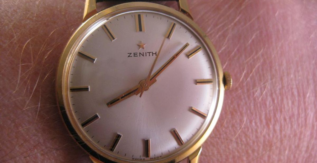 Zenith 18 K From 1961 Mint | Omega Watch Forums