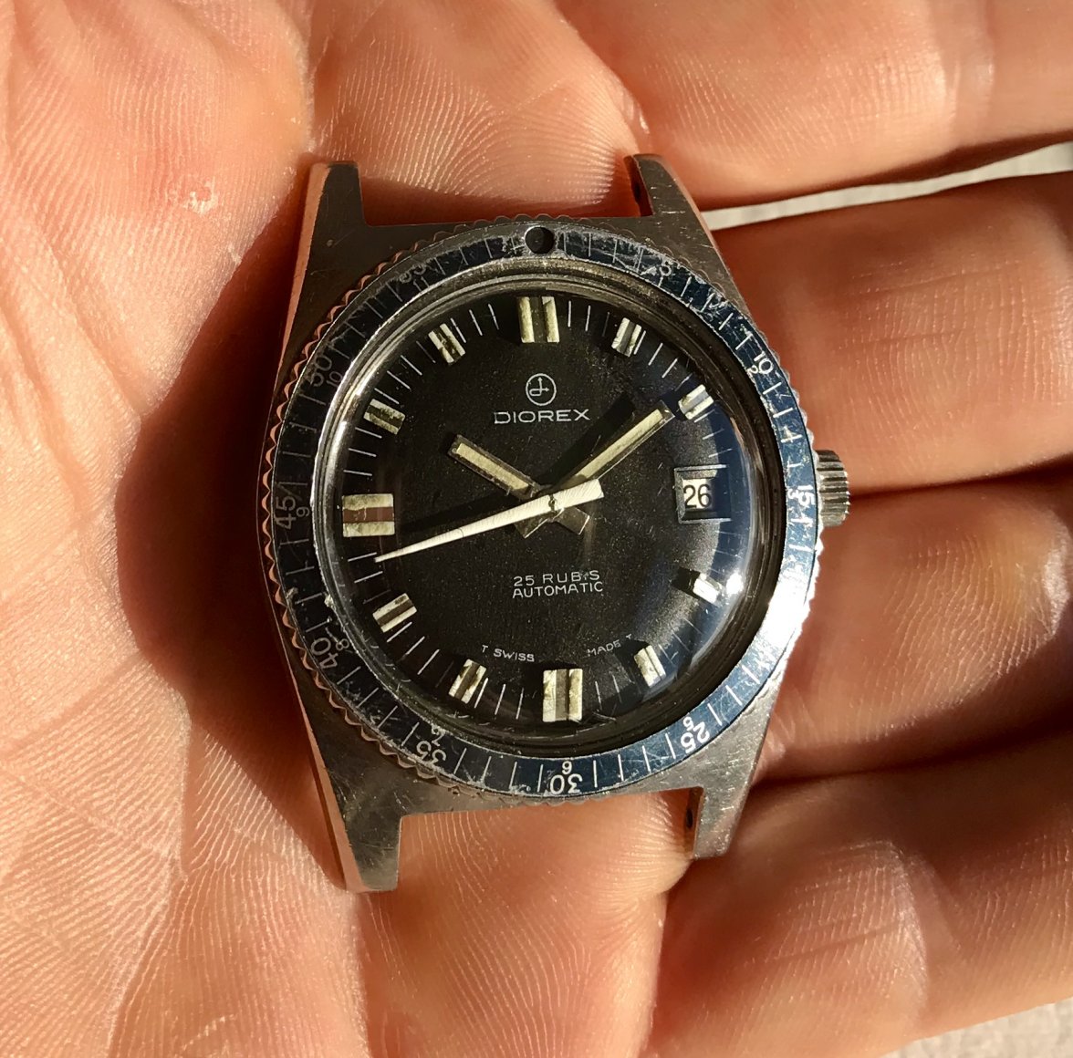 SOLD - Diorex - 60's 200m Diver - 36mm Steel Case - Reduced to 250EUR ...