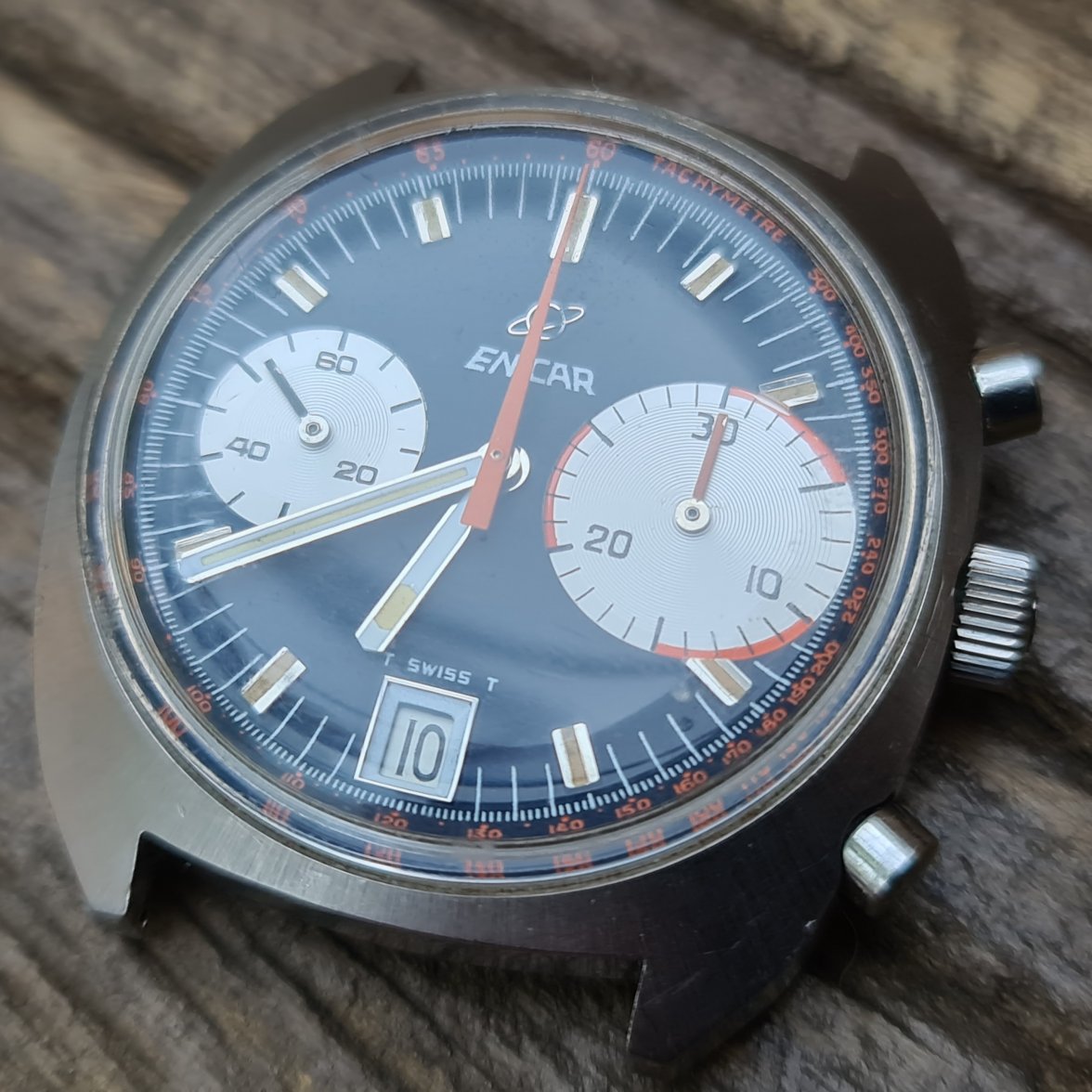 OHPF - Enicar Big Eye Chronograph - Valjoux 234 | Omega Forums