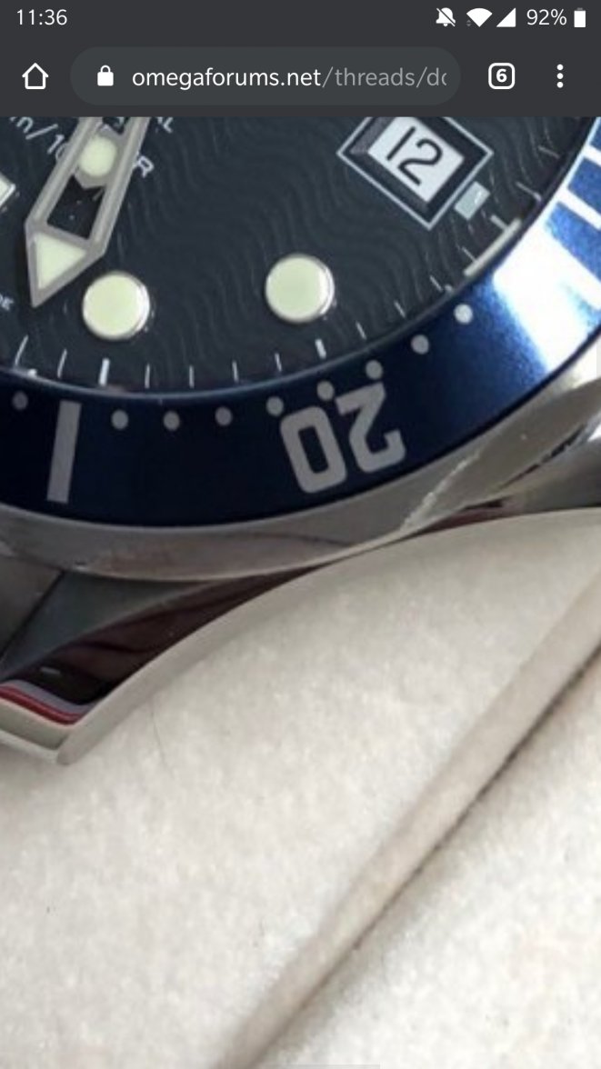 Does this omega case appear to have been polished? | Omega Forums