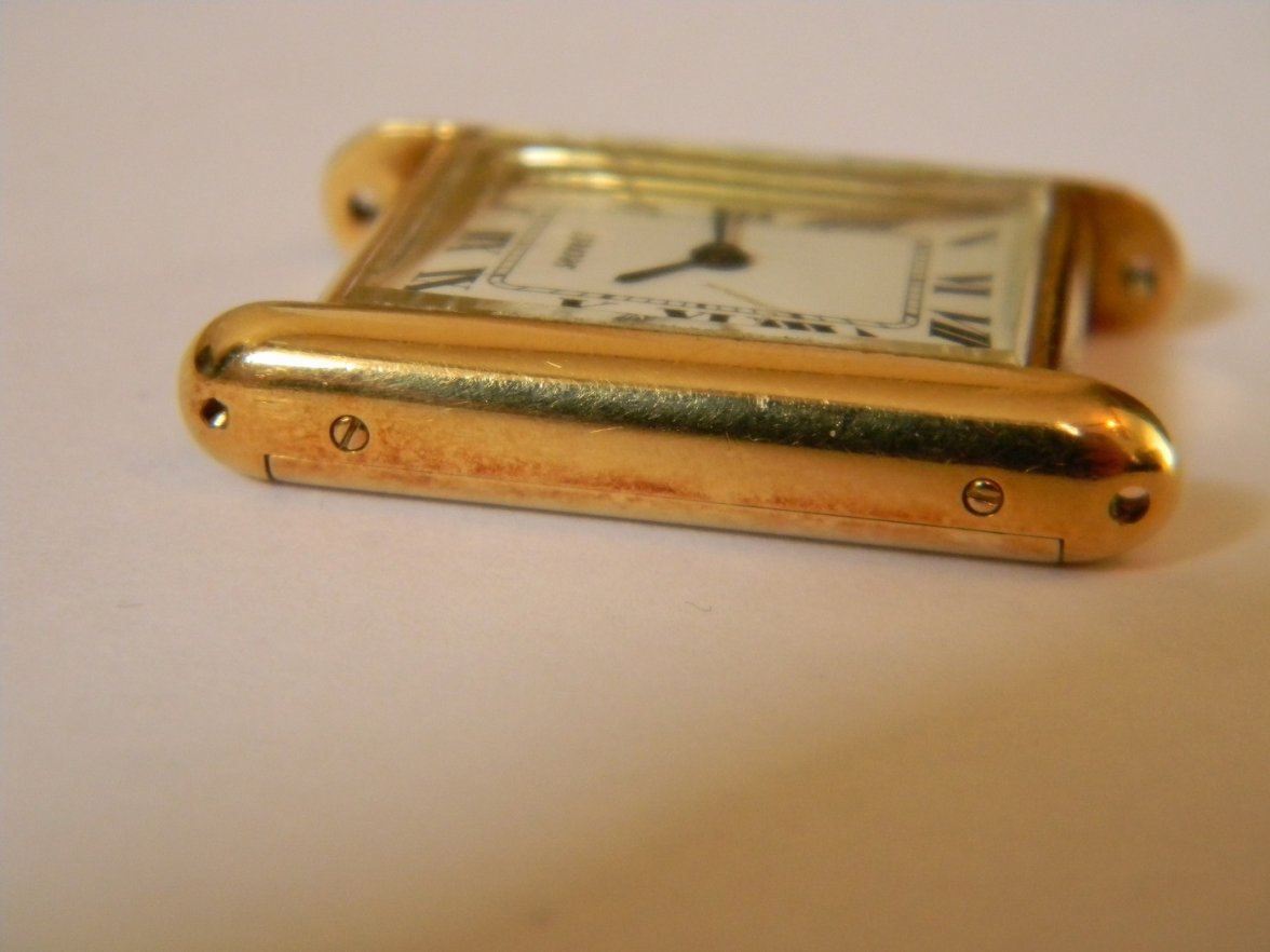 SOLD - SECRETT 18K Gold Tank Style by Alexis Barthelay circa 1960s ...