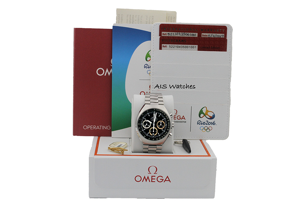 FSOT - Omega SpeedMaster Mark II MK2 Chronograph Rio Olympic Games 522 ...