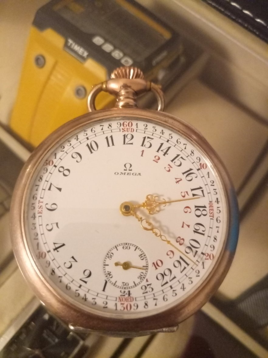 24hr dial pocket watch - comments please | Omega Forums