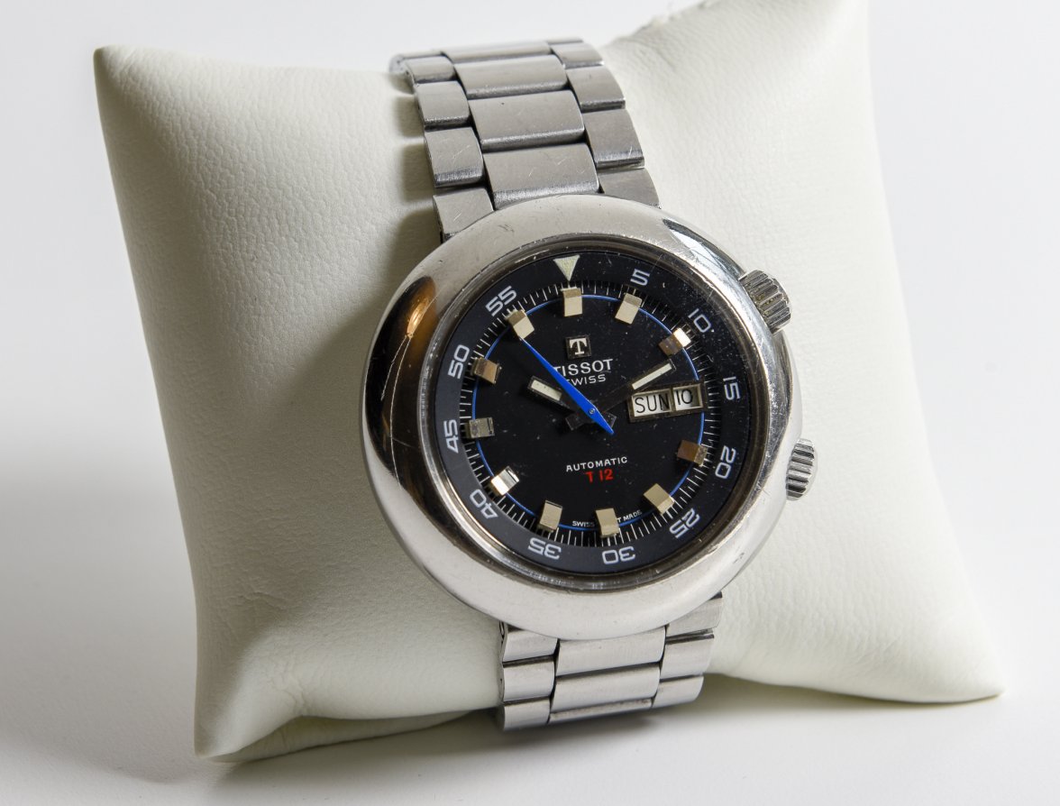 SOLD - Vintage Tissot T-12 Super Compressor Diver, 1970, in Terrific ...