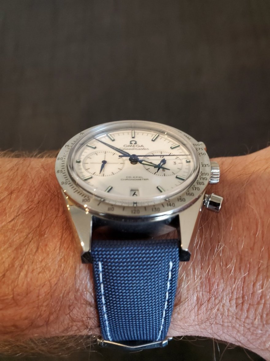 Speedmaster 57 Titanium on Silver Snoopy Strap | Omega Forums