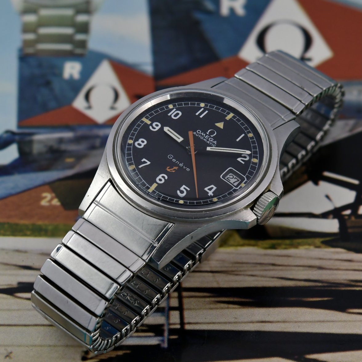 SOLD - Omega Admiralty 166.038 “military dial” | Omega Forums