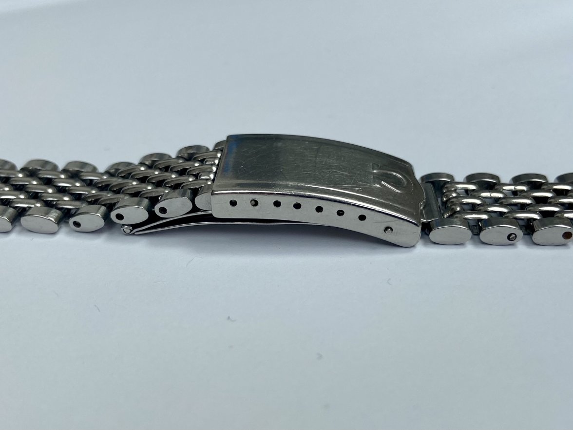 SOLD - Omega 5 Row Beads of Rice Bracelet No.12 End Links Made in USA £ ...