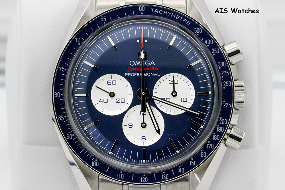 FSOT - NOS Omega SpeedMaster Tokyo 2020 Olympics Blue Dial 522.30.42.30 ...