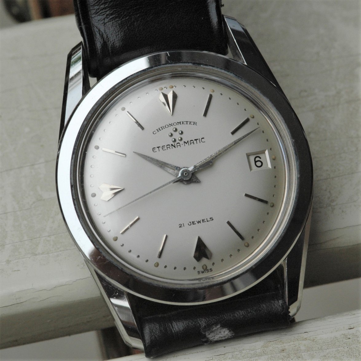 SOLD - 1958 Eterna-Matic Chronometer "arrowhead" | Omega Forums