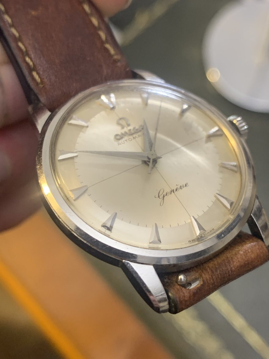 SOLD - Vintage 1961 Omega 14702 Geneve with Cross-hair dial | Omega Forums