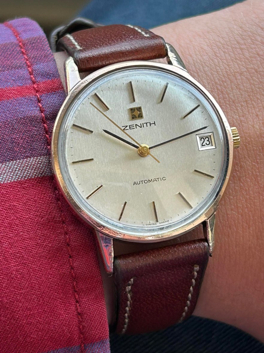 SOLD - ZENITH Automatic 17 Jewels 1975 wristwatch | Omega Forums