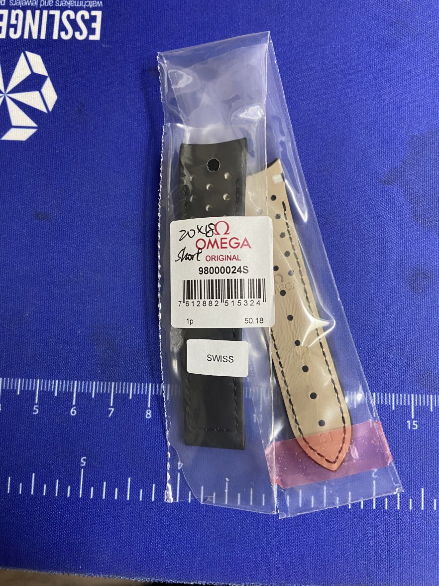 SOLD - Omega Speedmaster Rally/Racing Strap 98000024S $125 | Omega Forums