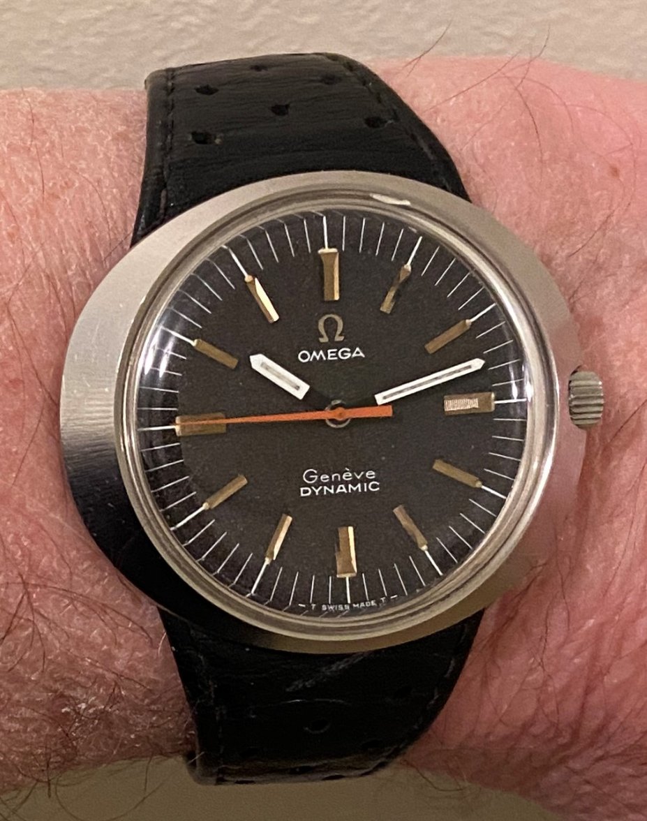SOLD - Gen 1 Omega Dynamic With Dark Brown/Grey Moondust Dial - now ...
