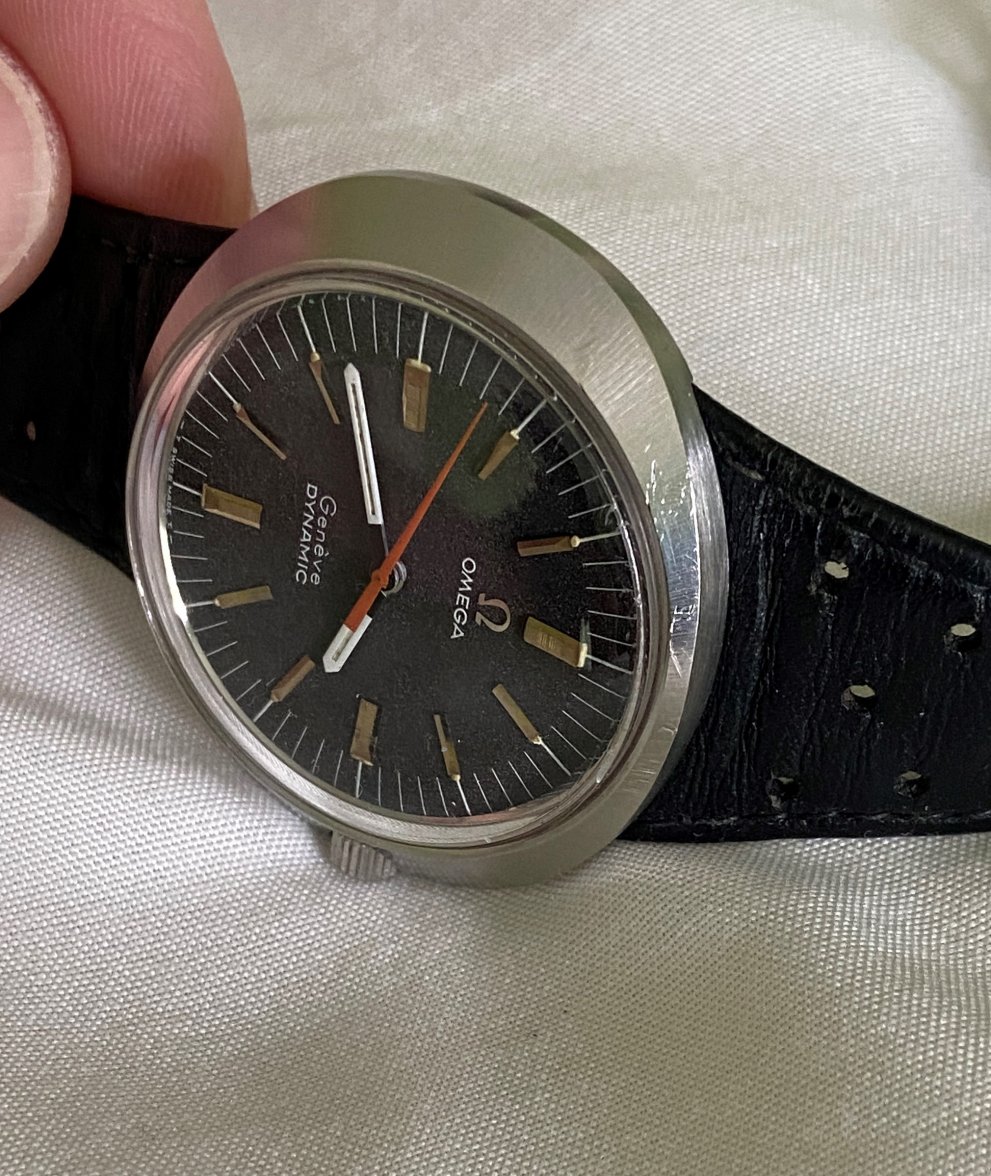 SOLD - Gen 1 Omega Dynamic With Dark Brown/Grey Moondust Dial - now ...