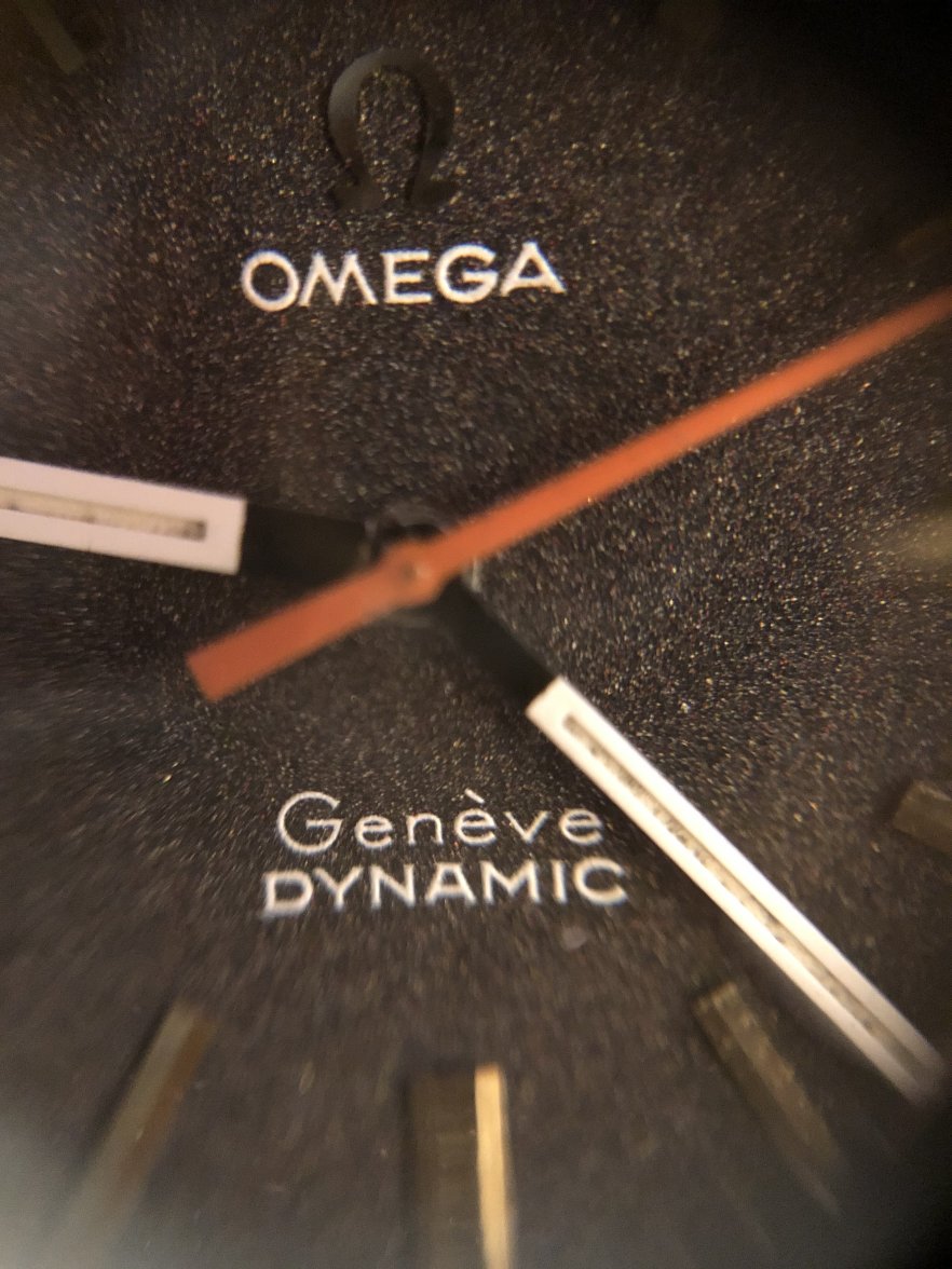 SOLD - Gen 1 Omega Dynamic With Dark Brown/Grey Moondust Dial - now ...