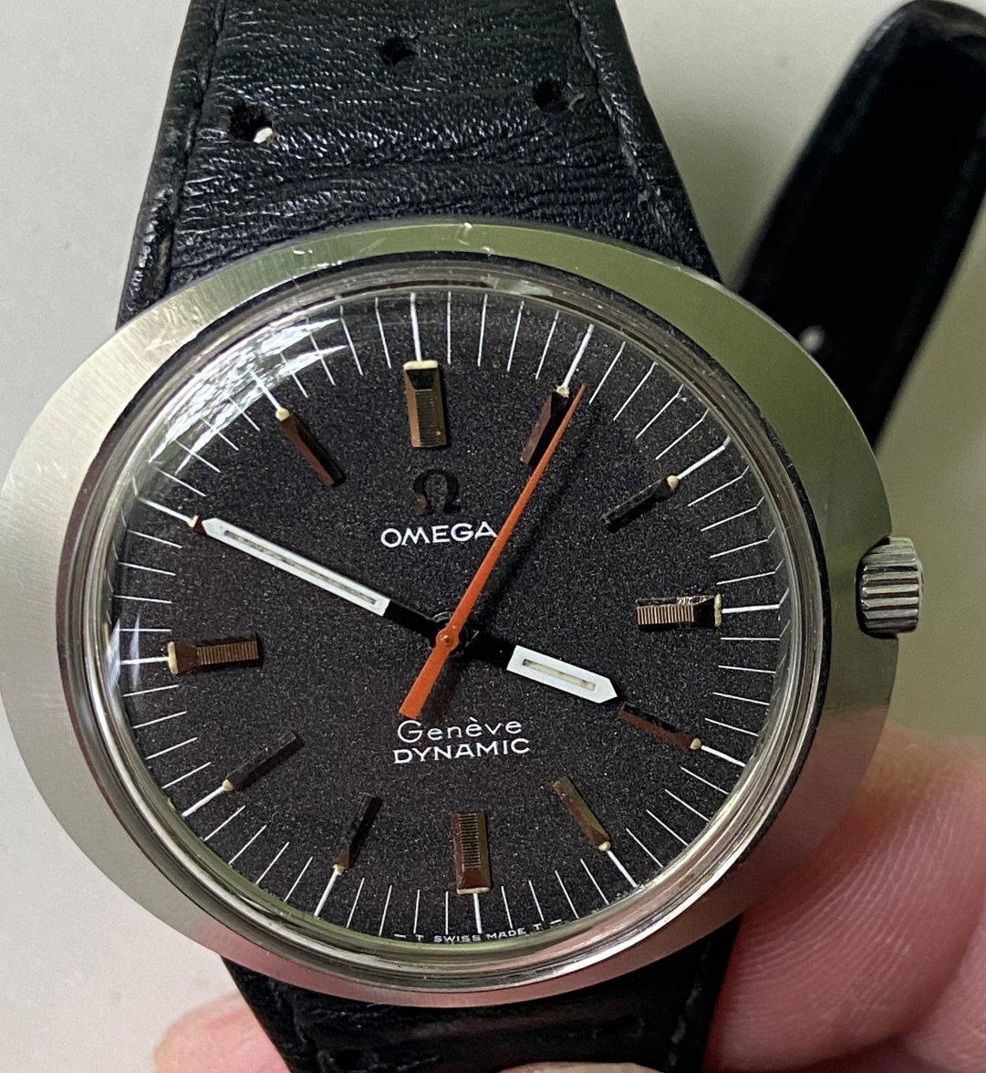 SOLD - Gen 1 Omega Dynamic With Dark Brown/Grey Moondust Dial - now ...