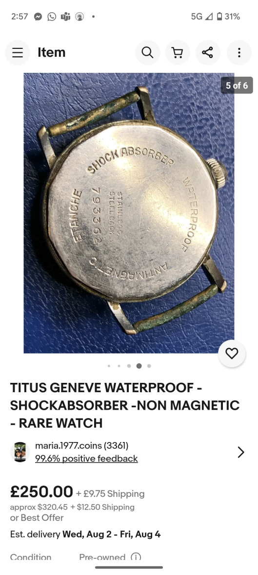 Genuine Omega case back? | Omega Forums
