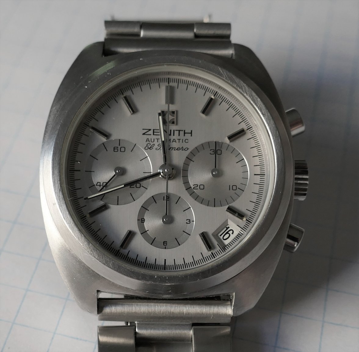 SOLD - 1973 Vintage Zenith El Primero Surf | Omega Forums