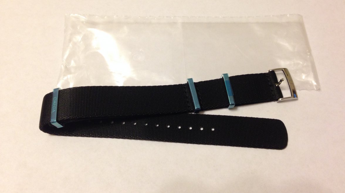 FS - SOLD - New Speedmaster Black NATO Nylon Strap | Omega Forums