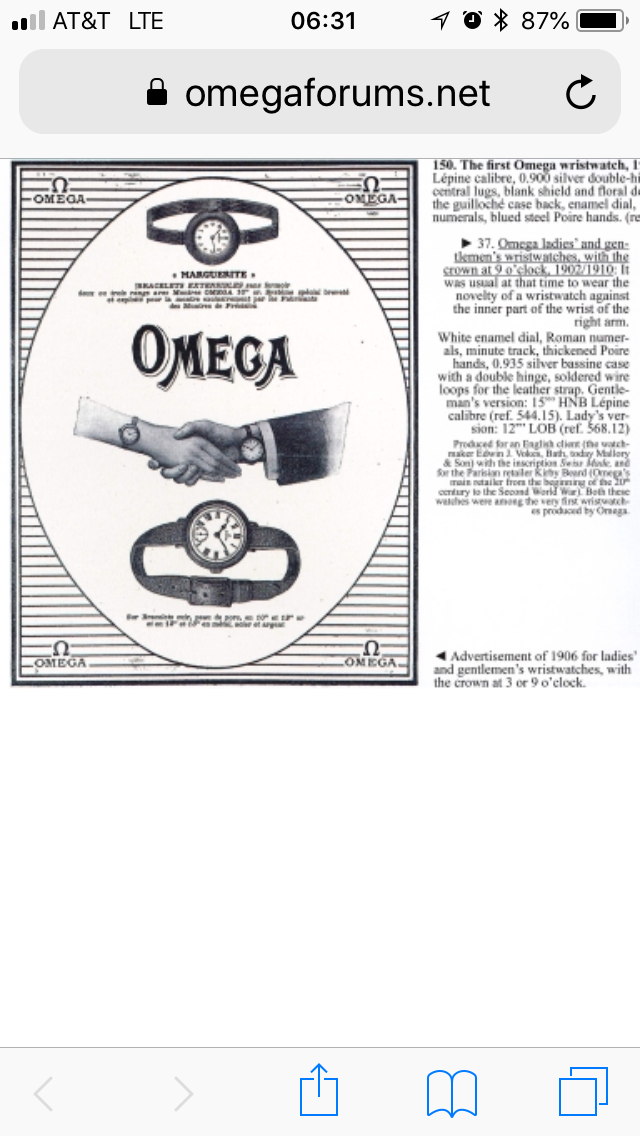 Omega pocket watch conversion | Omega Forums