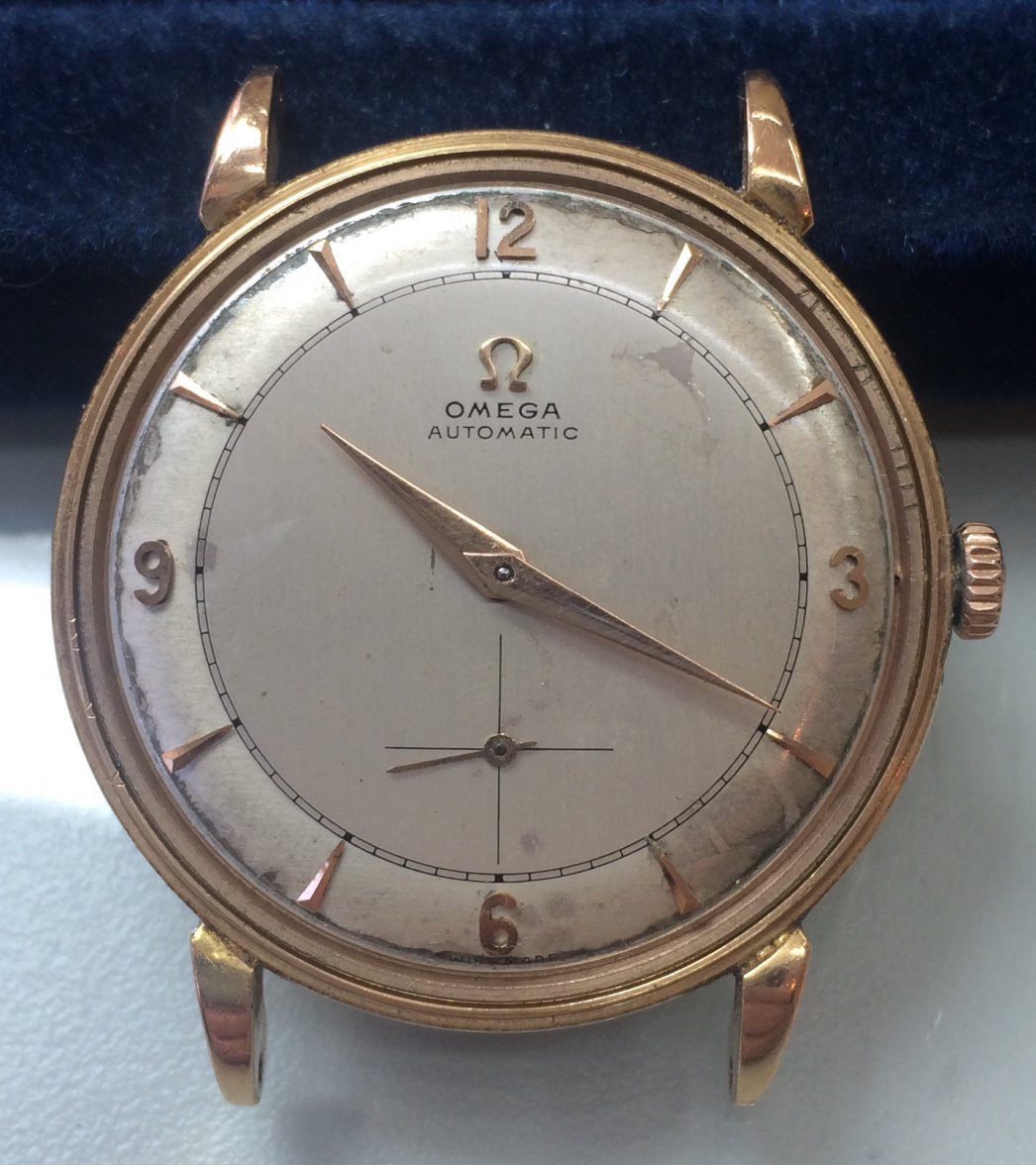 WITHDRAWN - Vintage Omega 18k red gold automatic bumper ref 2659 ...