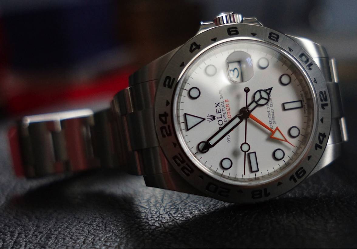 SOLD - ROLEX EXPLORER II GMT - WHITE FACE (2013) | Omega Forums