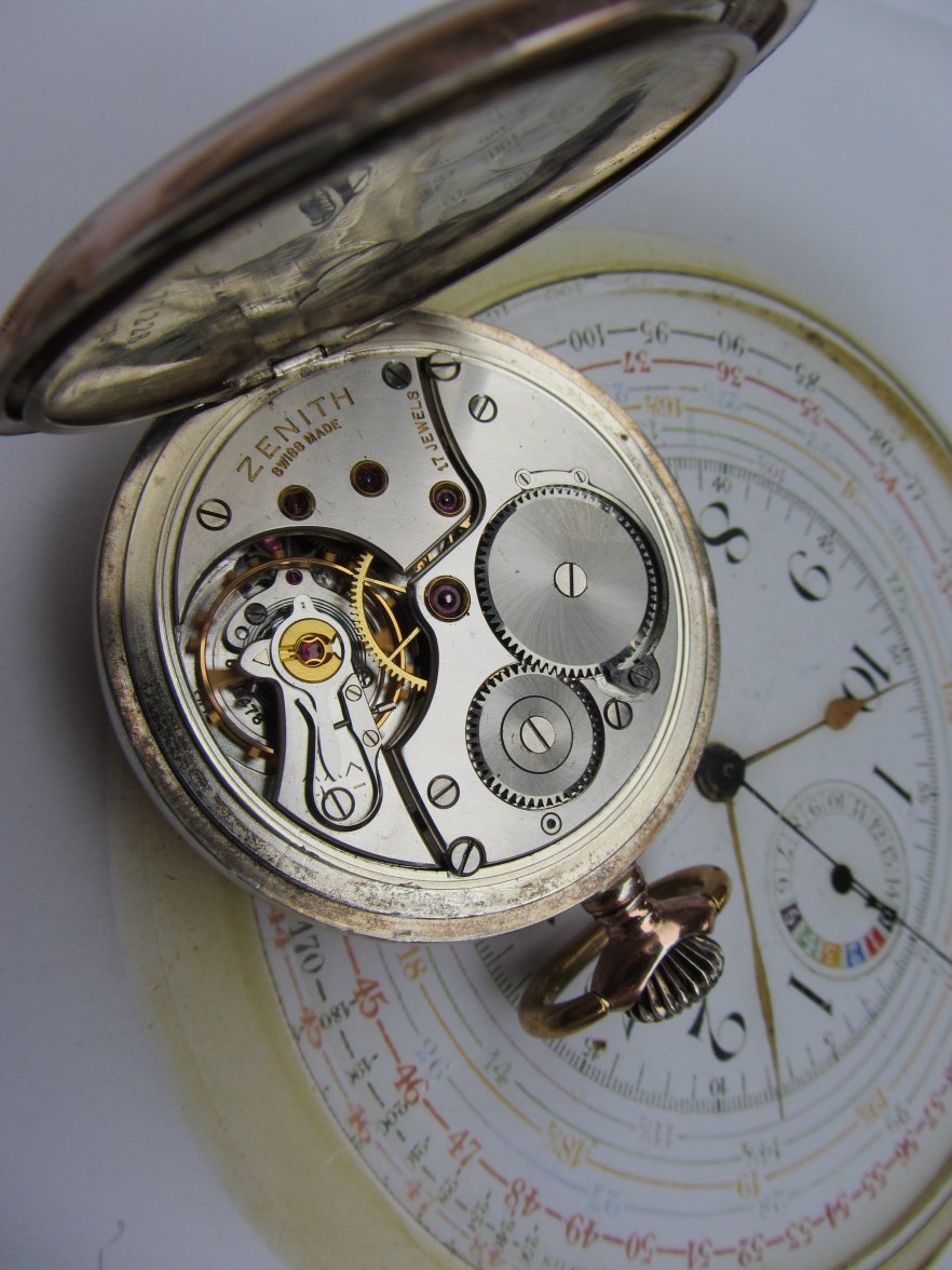 SOLD Rare Zenith Prima cal 68 silver pocket watch | Omega Forums