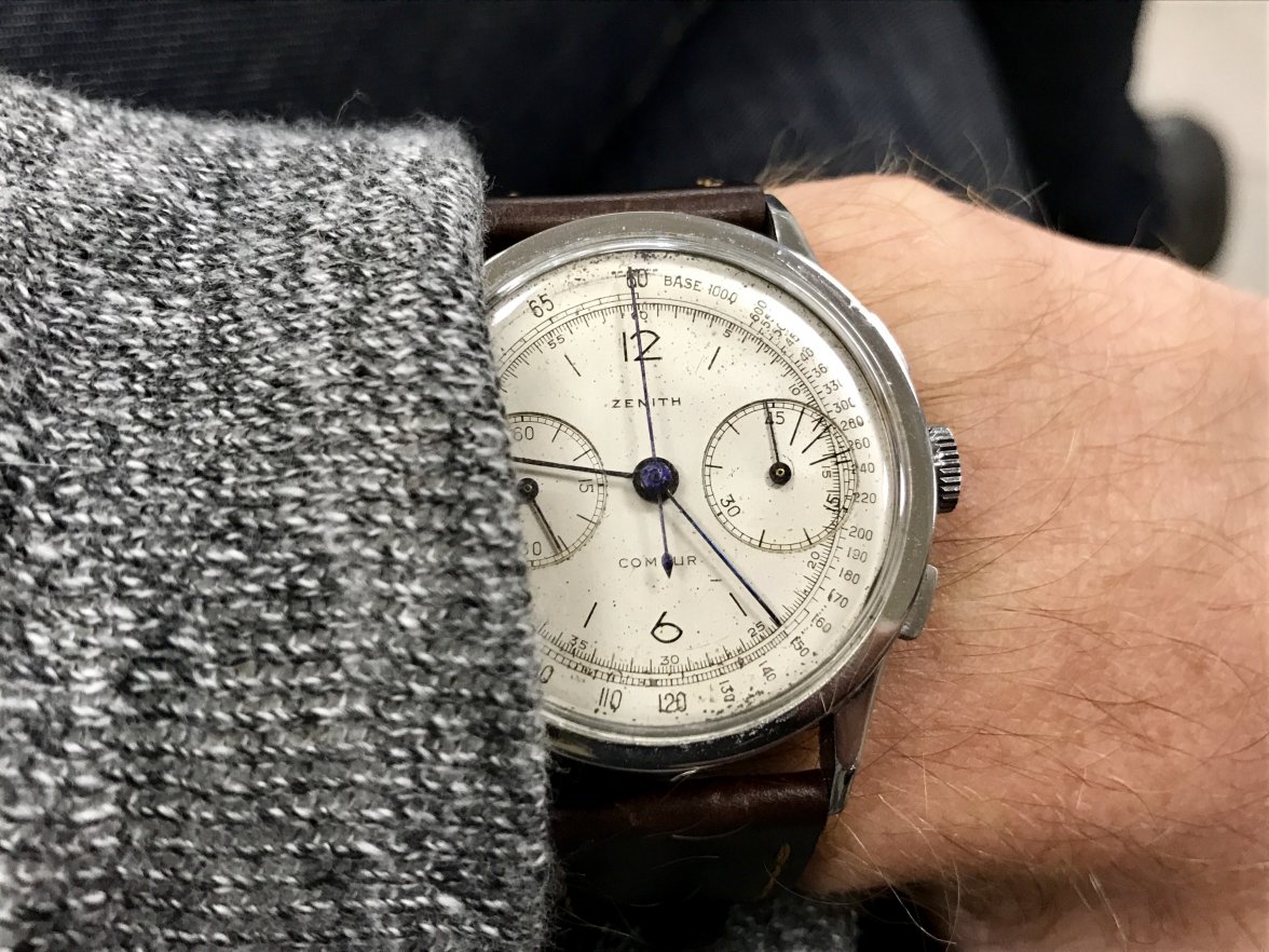 Withdrawn 1940s Vintage Zenith Compur Chronograph | Omega Forums