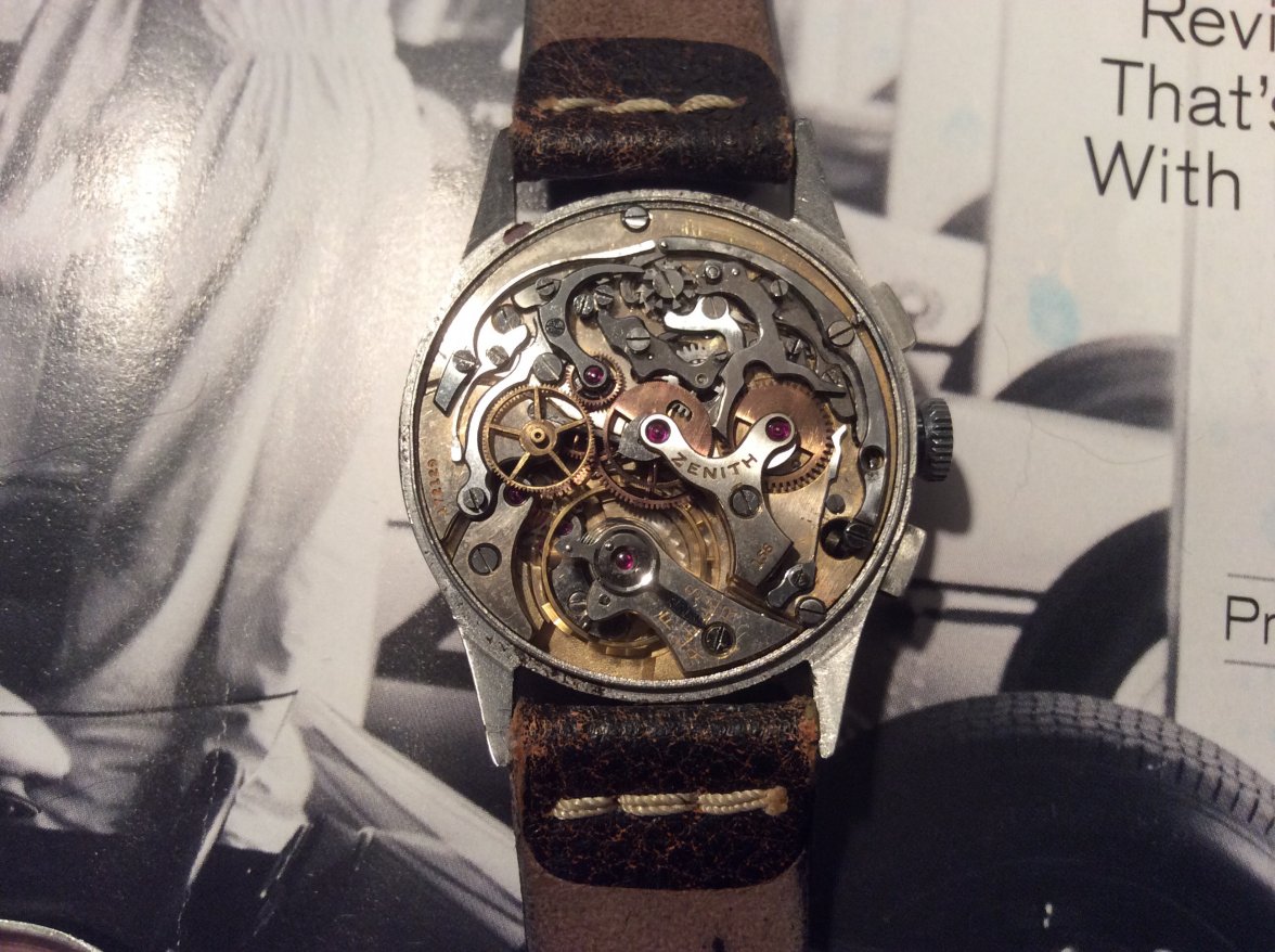 Withdrawn 1940s Vintage Zenith Compur Chronograph | Omega Forums