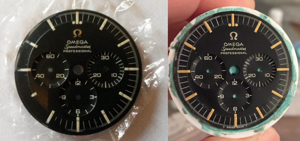 Speedmaster Dial Homemade Restoration! | Omega Forums
