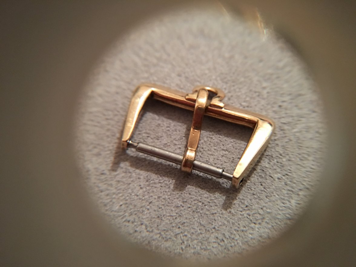 SOLD - 1959/1960 Omega MWF 16mm 9ct solid gold buckle | Omega Forums