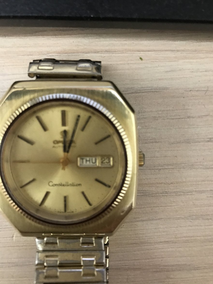 Never saw square + round face Omega constellation vintage gold | Omega ...