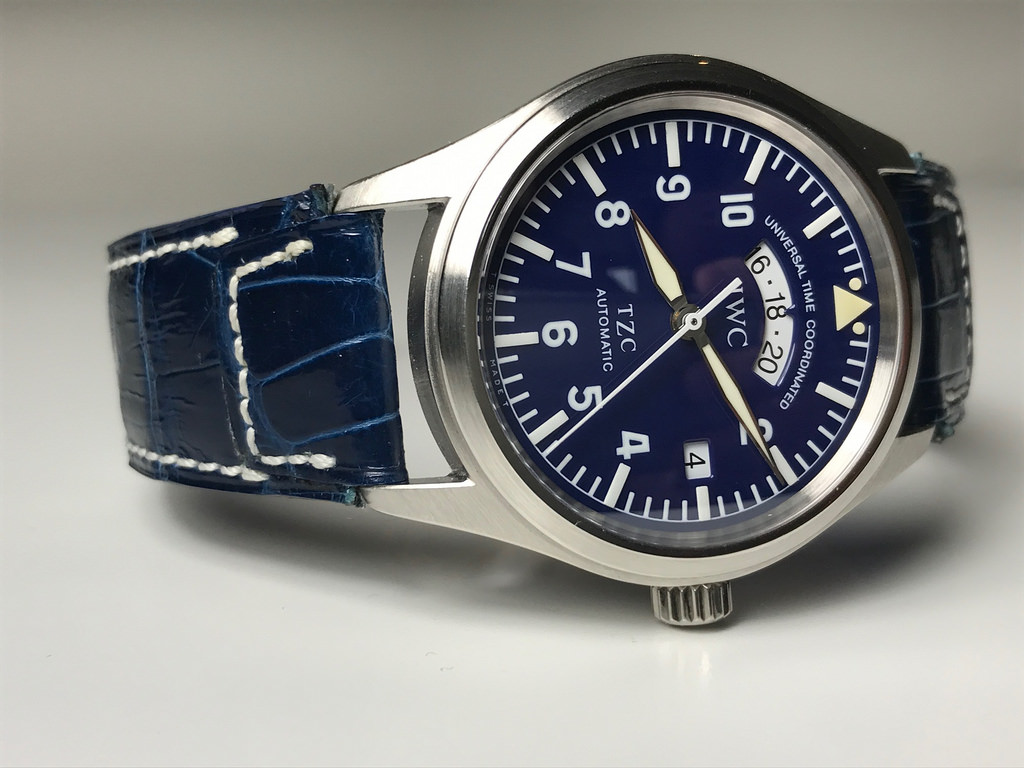 FSOT - IWC Pilot's UTC watch in solid Platinum (PT950) Limited Edition ...