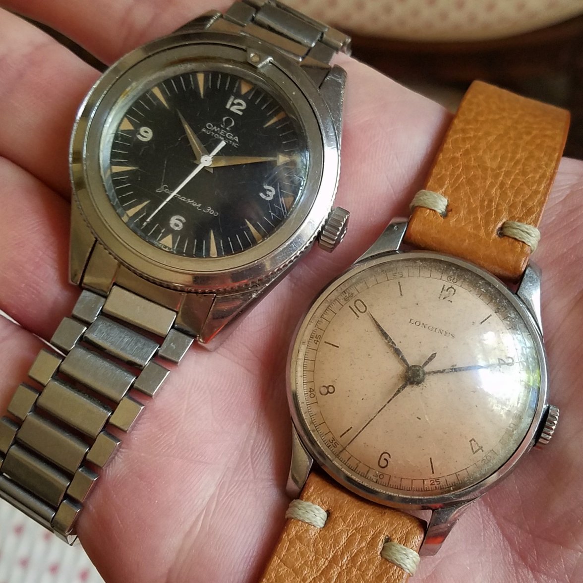 Before and After Dial Cleaning: Longines Content | Omega Forums