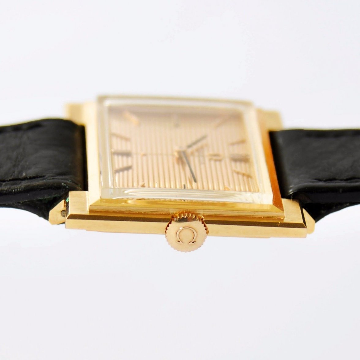 Anyone seen this striped square dial before? | Omega Forums