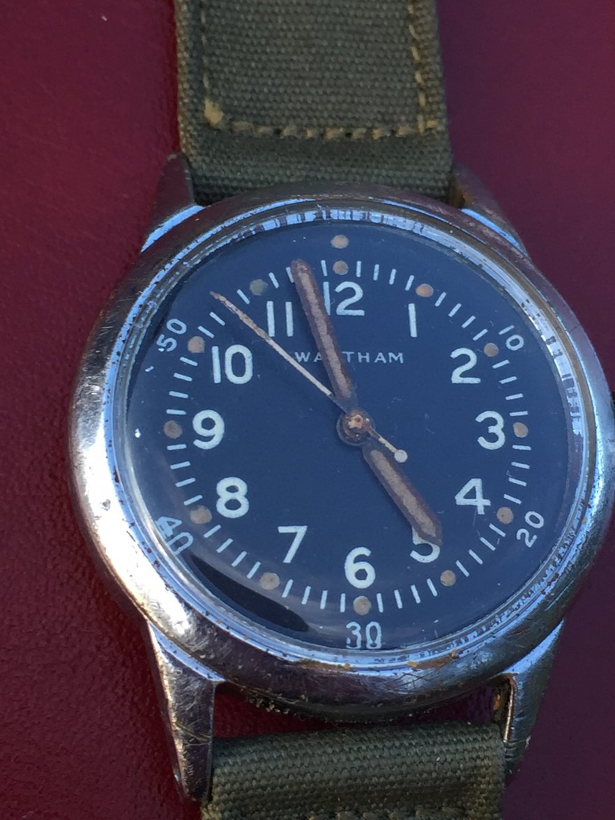 SOLD - Real WWII US Navy Pilot/Navigator Watch + WWII New Old Stock ...