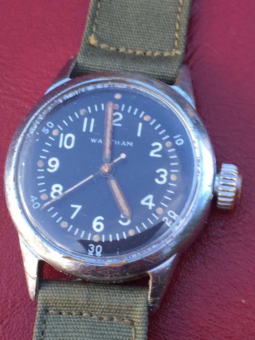 SOLD - Real WWII US Navy Pilot/Navigator Watch + WWII New Old Stock ...