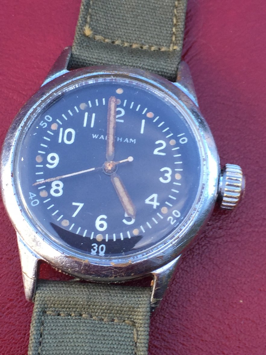 SOLD - Real WWII US Navy Pilot/Navigator Watch + WWII New Old Stock ...