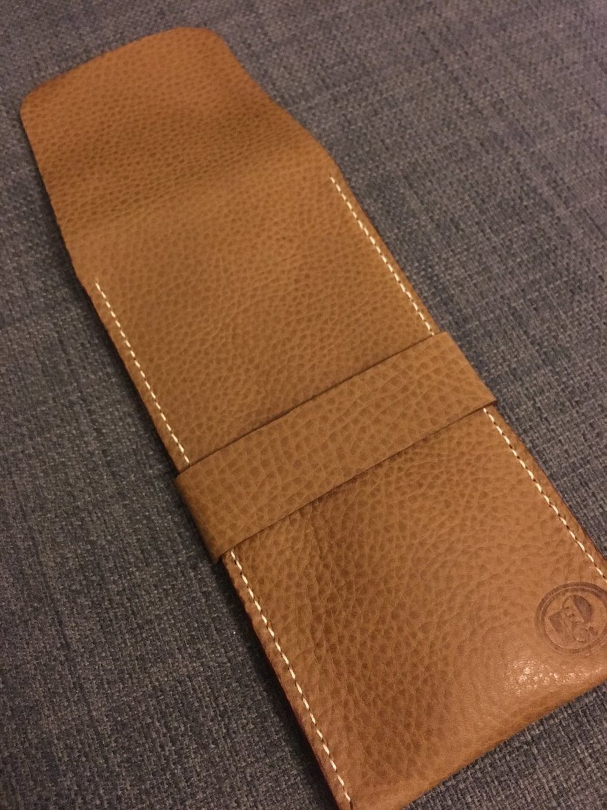 SOLD - Handmade single watch leather pouch | Omega Forums