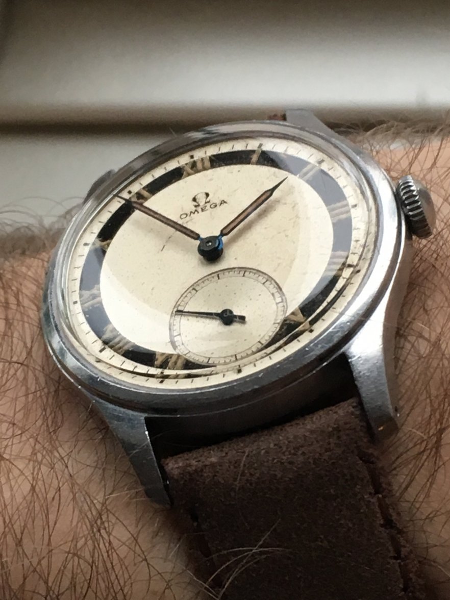 SOLD - Vintage Omega Suverän (ref. 2400-2) from 1944 with excellent and ...