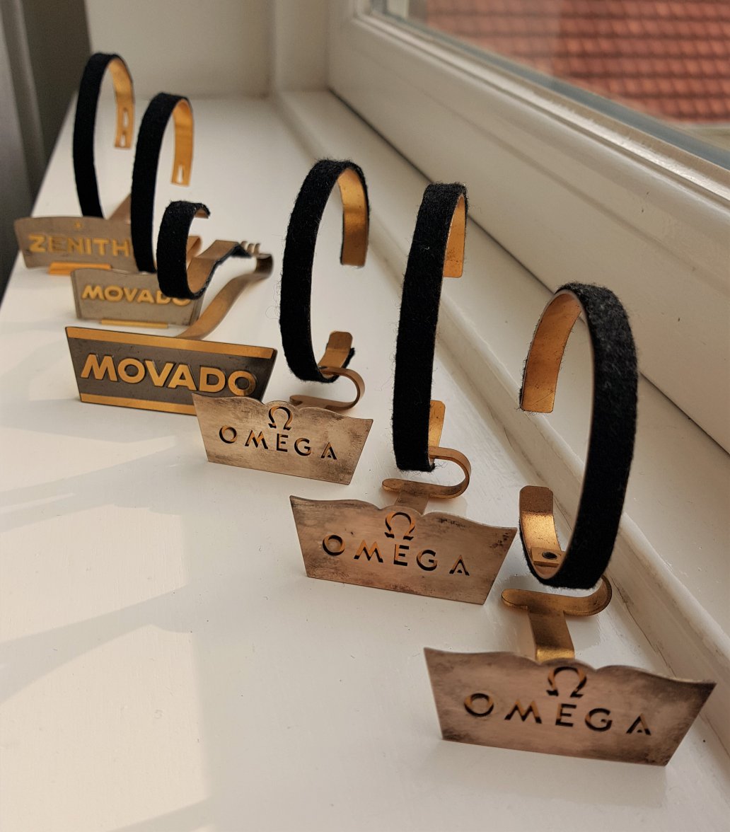 FS - 1950's Watch Stands x 6 - Omega, Zenith and Movado | Omega Forums