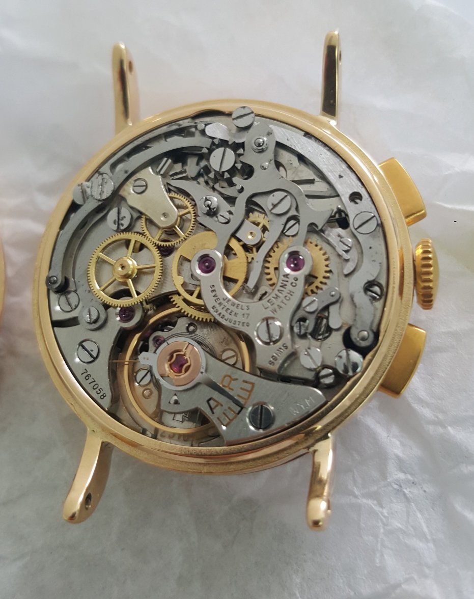 SOLD - Lemania Chrono 2310 - 18 kt Gold - 1750€ | Omega Forums