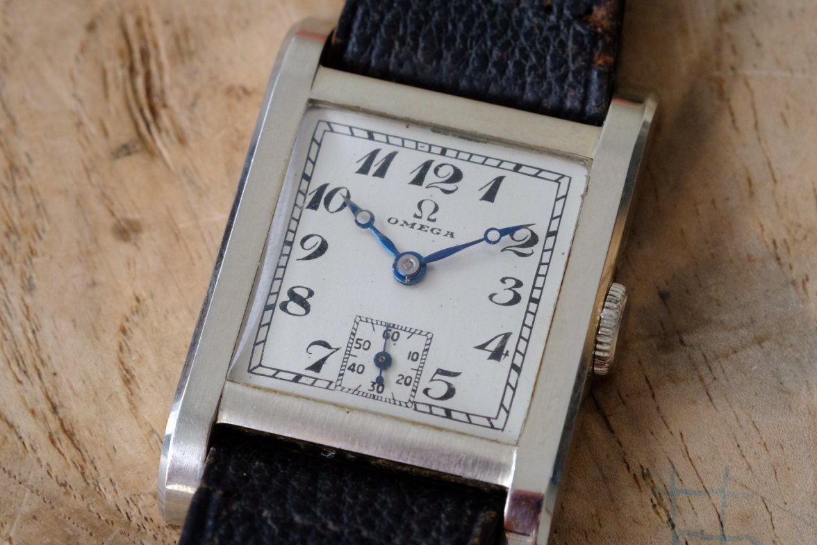 Omega Tank 18k White Gold from 1920 | Omega Forums