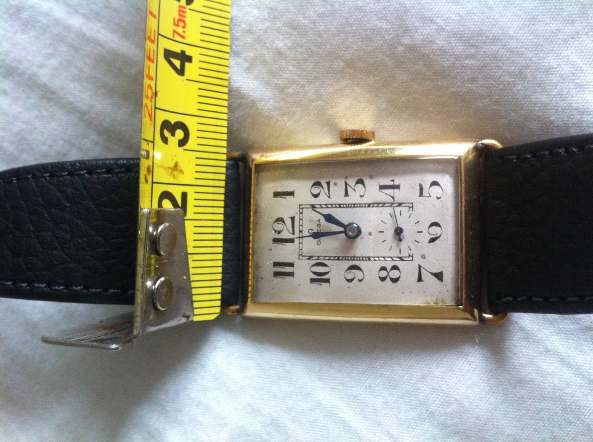 1920s vintage 18k omega tank watch | Omega Forums
