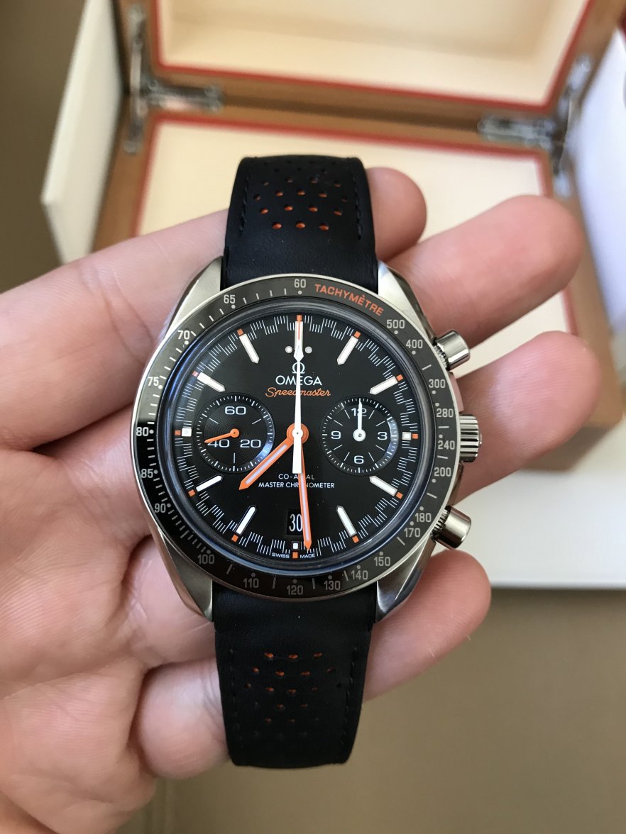 SOLD - Omega Speedmaster RACING OMEGA CO-AXIAL MASTER CHRONOMETER ...