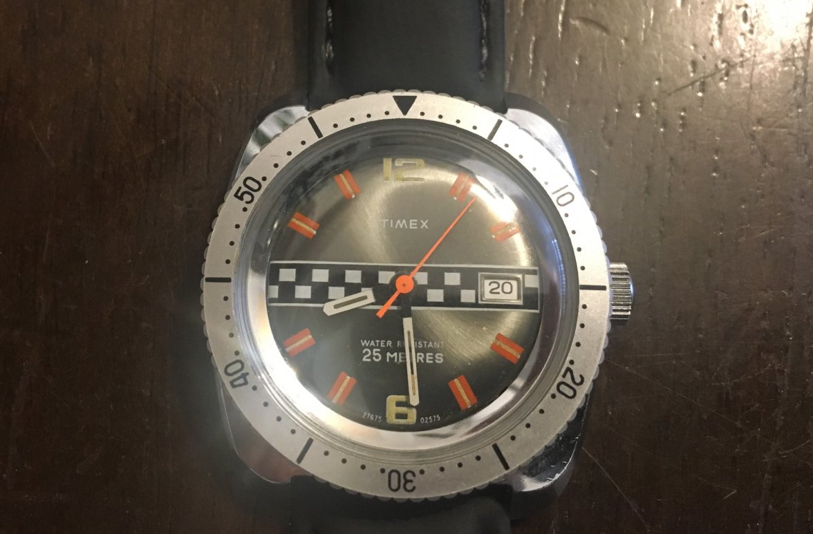 SOLD - TIMEX F1 RACING RALLY STYLE VINTAGE WATCH 1970s | Omega Forums