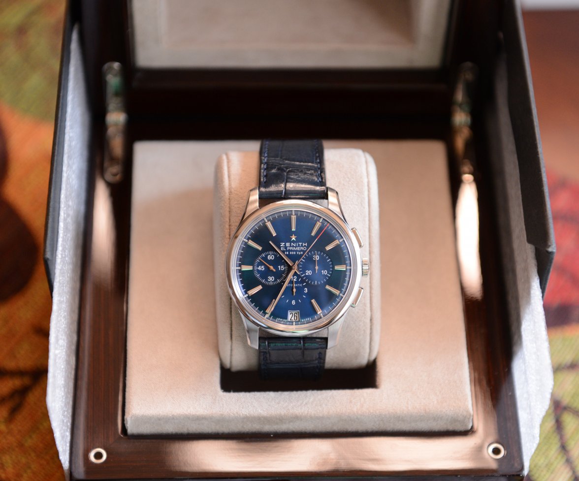 SOLD - Zenith Captain, Blue Ltd. Ed. El Primero $2,900 | Omega Forums