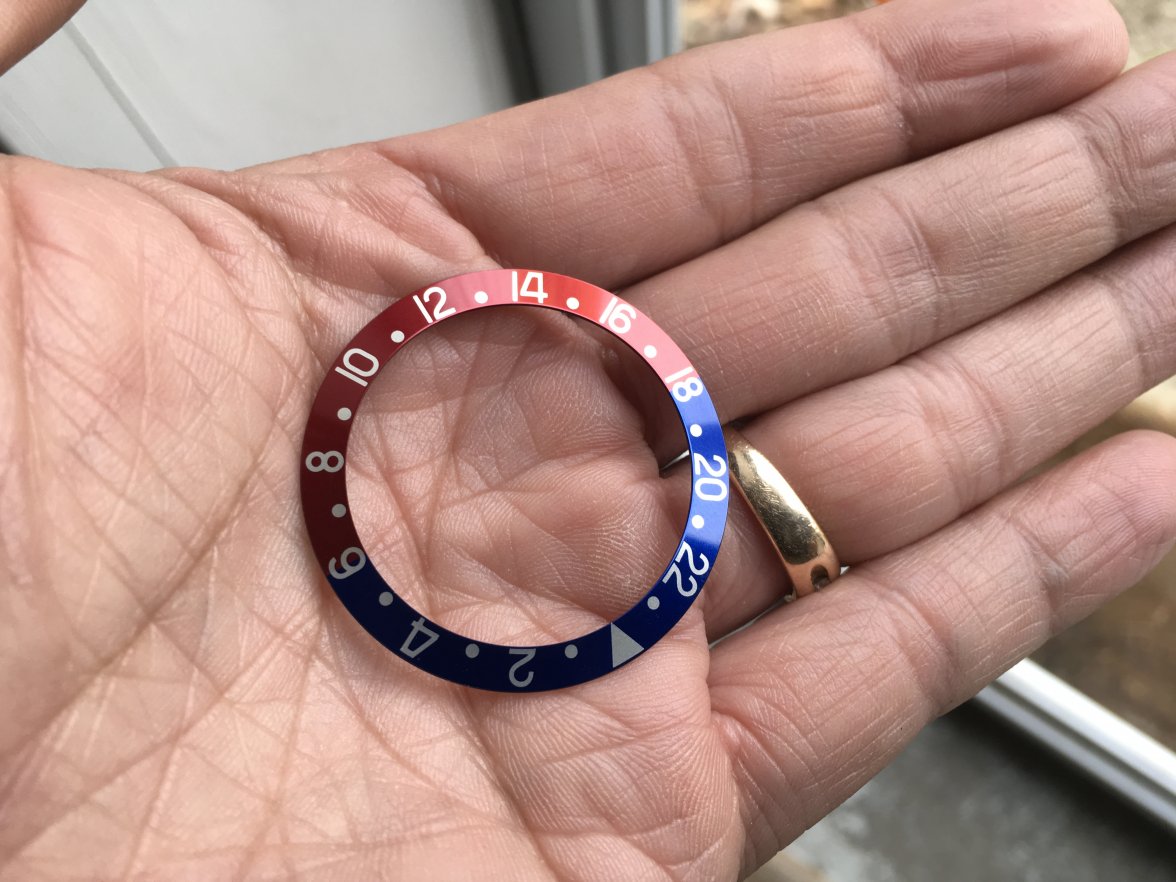 FS - Rolex 1675 GMT bezel and insert | Omega Forums