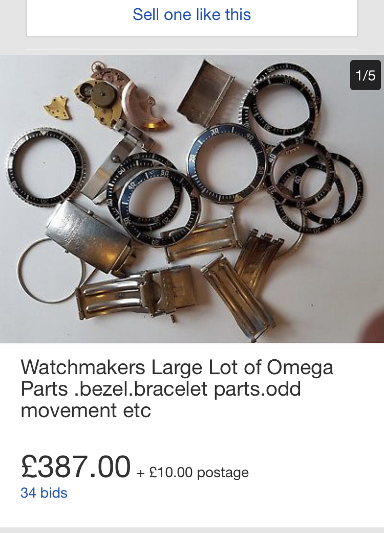 Any Omega guys here see this parts lot auction on eBay? | Omega Forums